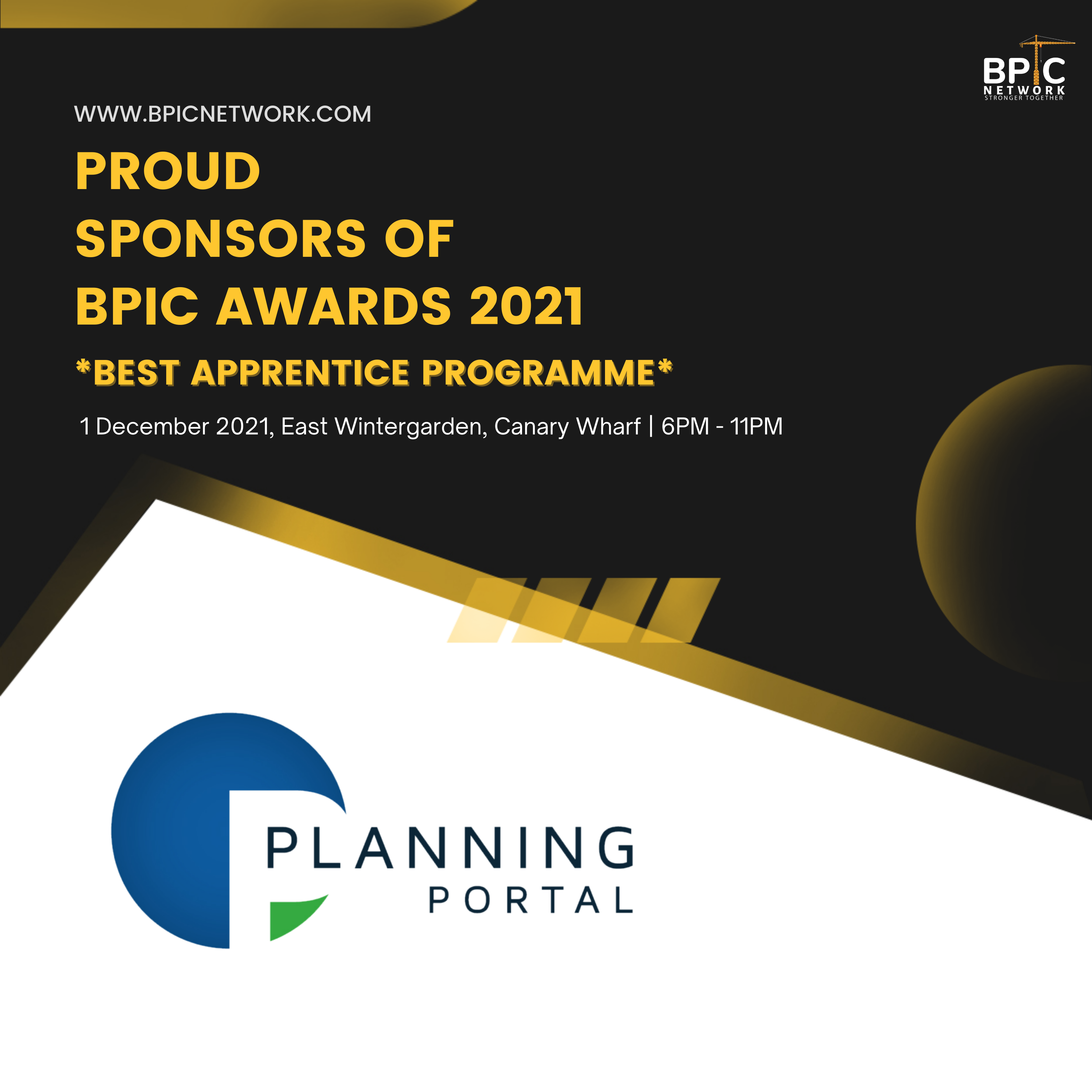 The BPIC Awards 2021 | Planning Portal Blog