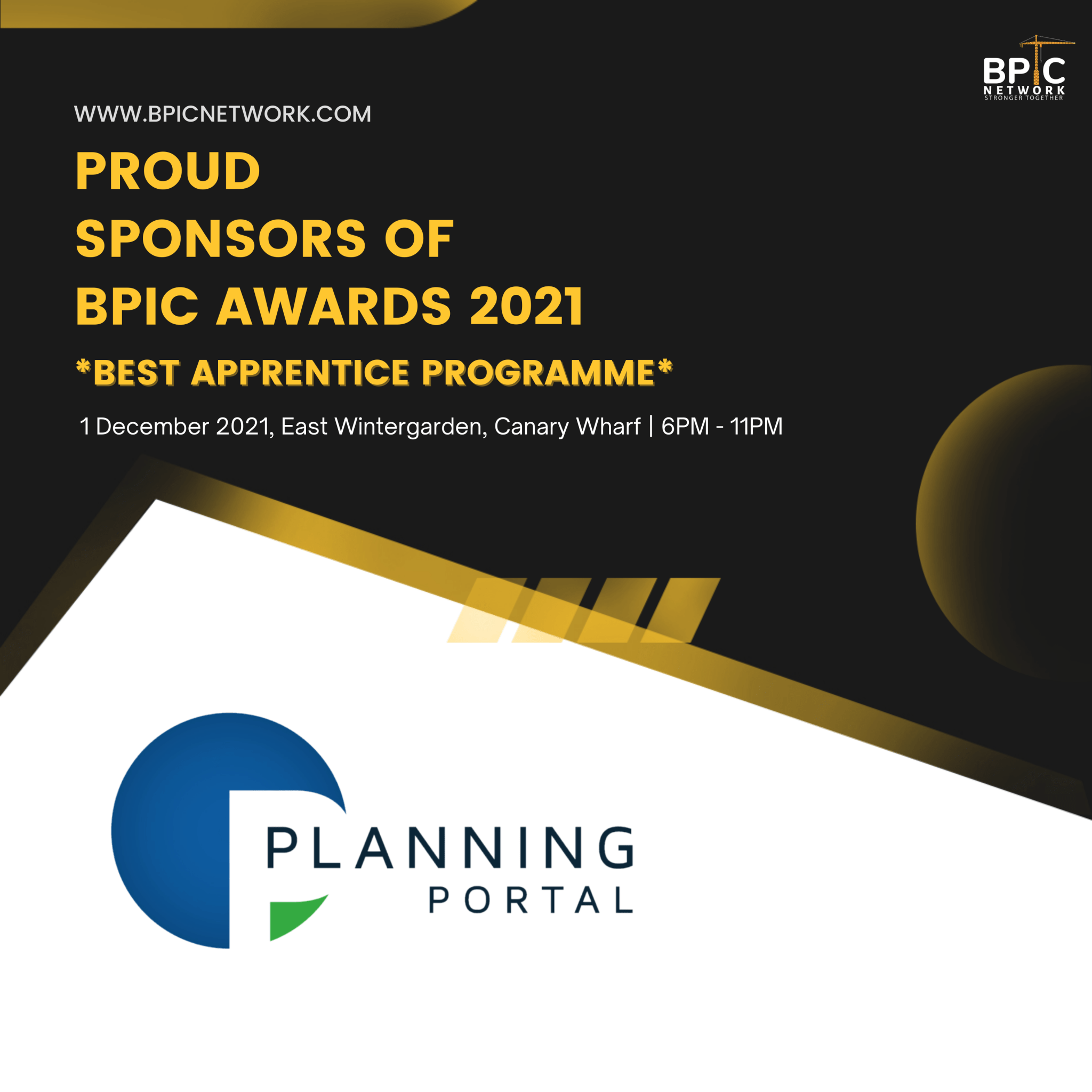The BPIC Awards 2021 | Planning Portal Blog