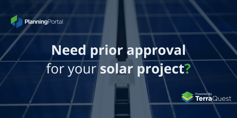 New online application types for solar-related prior approval ...
